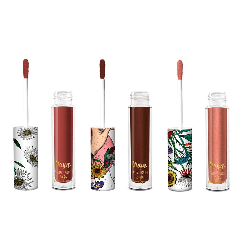 Yuya Paquete con 6 Labiales líquidos acabado Soft – REPUBLIC COSMETICS