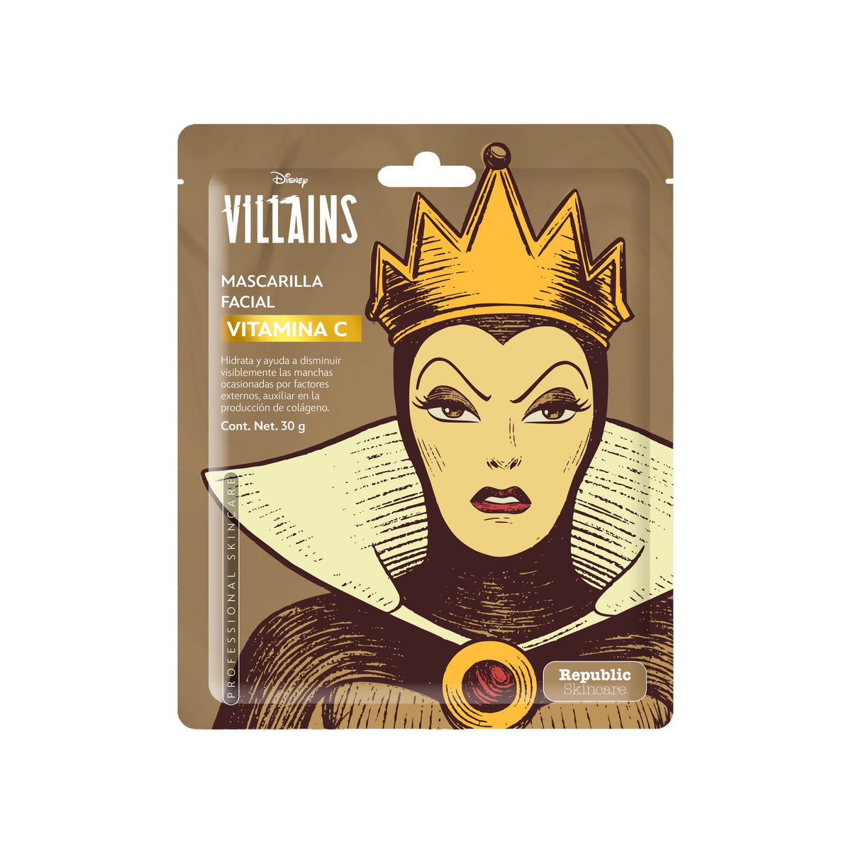 Pack con 12 pcs Beauty Mask Reina Malvada - Vitamina C – REPUBLIC COSMETICS