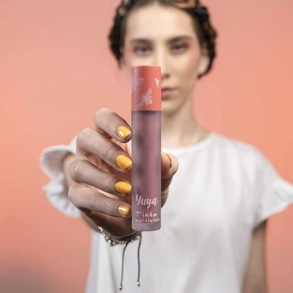 Yuya Tinta Multiusos para labios, ojos y mejillas, tono rosa "Ser ...