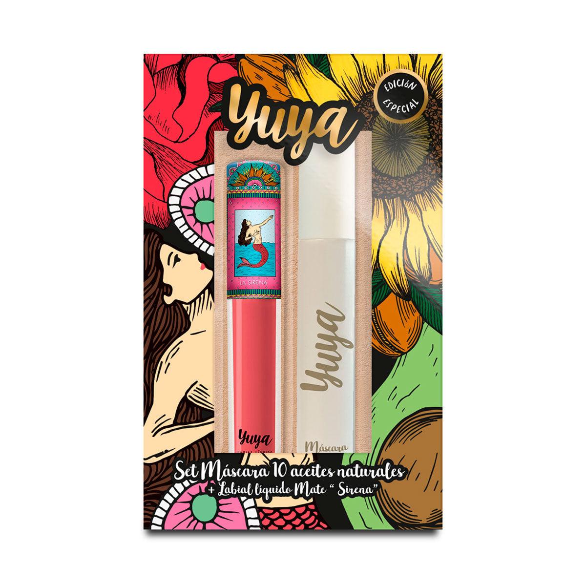 Set Yuya Máscara 10 aceites + Labial La Sirena – REPUBLIC COSMETICS