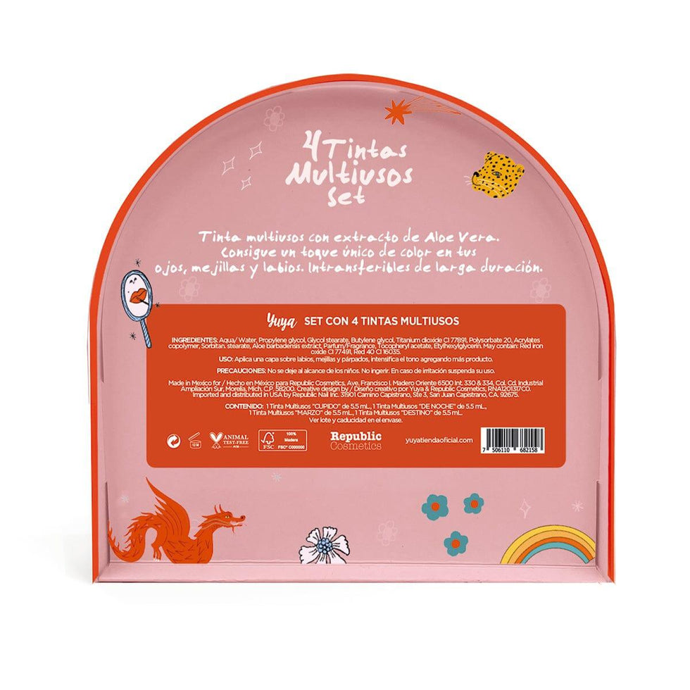 Set de 4 tintas multiusos Yuya – REPUBLIC COSMETICS